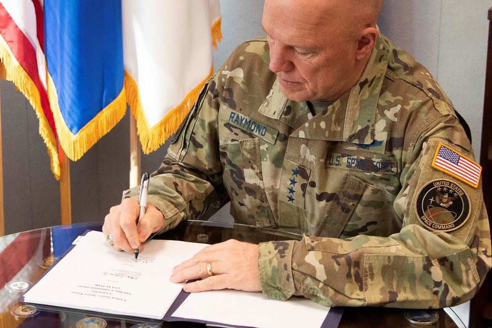 Space Force Boss Signs ‘Fighting SATCOM’ Strategy | Air & Space Forces ...