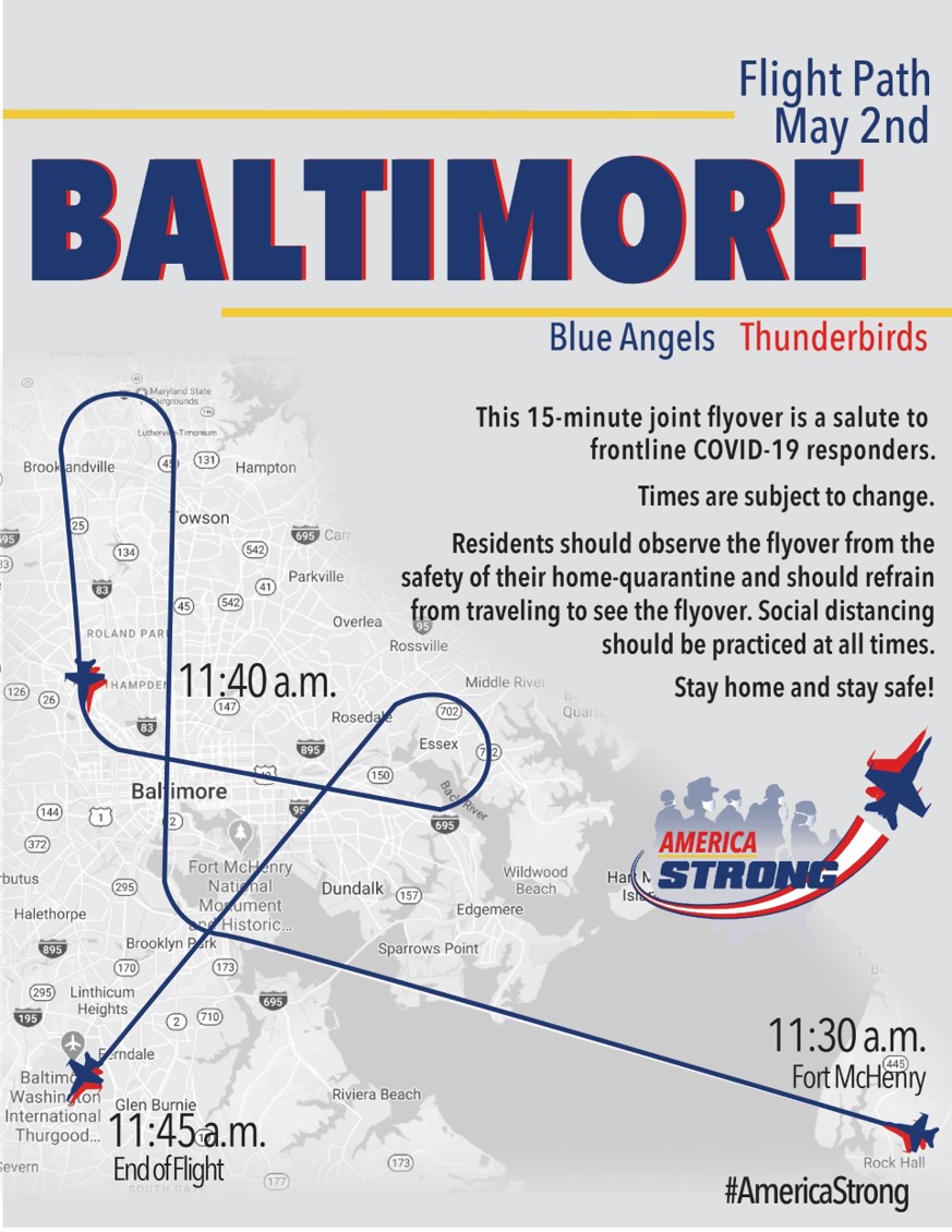 How to Watch the Thunderbirds-Blue Angels Flyovers of D.C., Baltimore ...