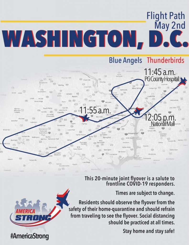 How to Watch the Thunderbirds-Blue Angels Flyovers of D.C., Baltimore ...