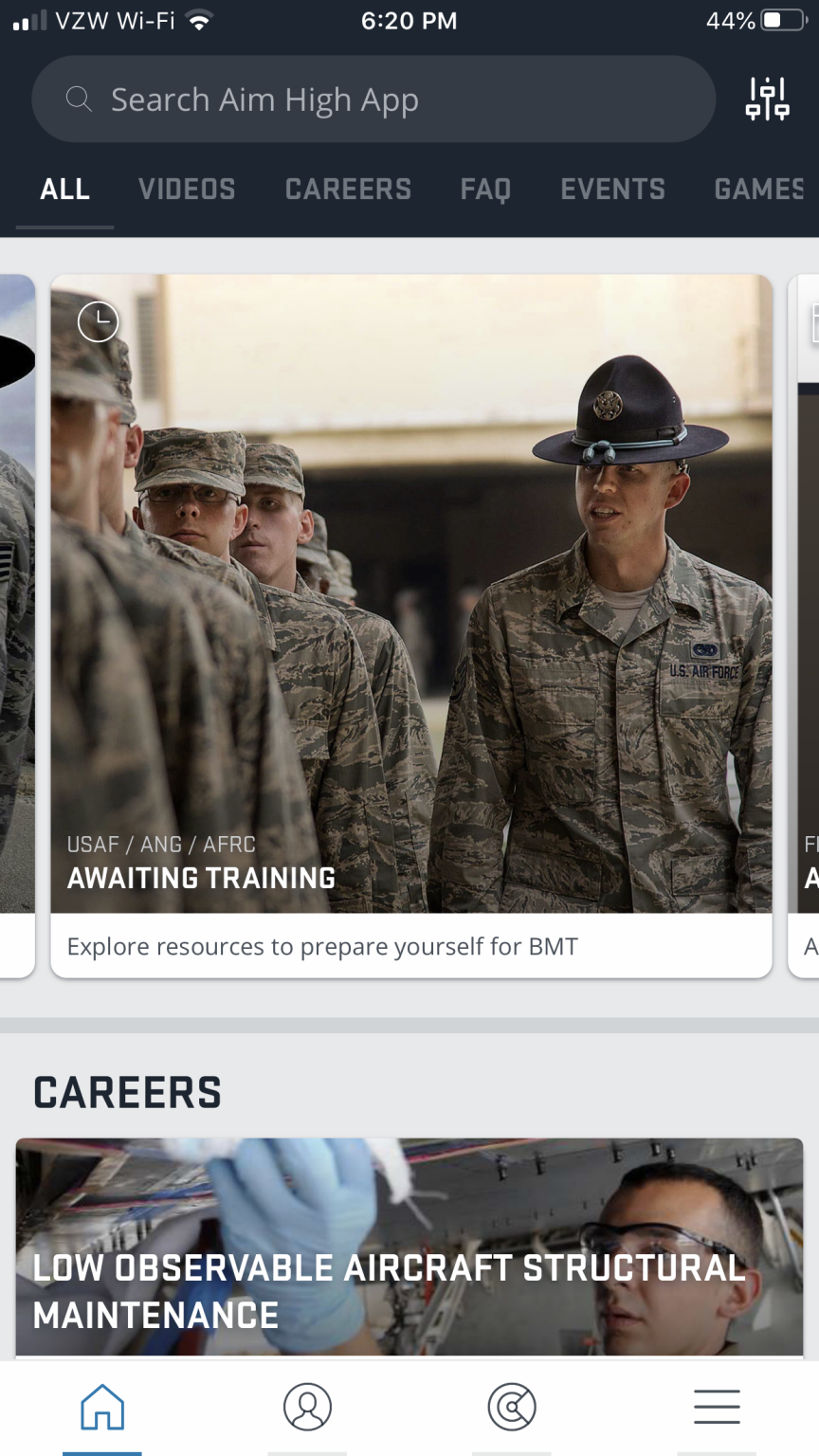 Air Force Recruiting Service Launches ‘Aim High’ App | Air & Space ...