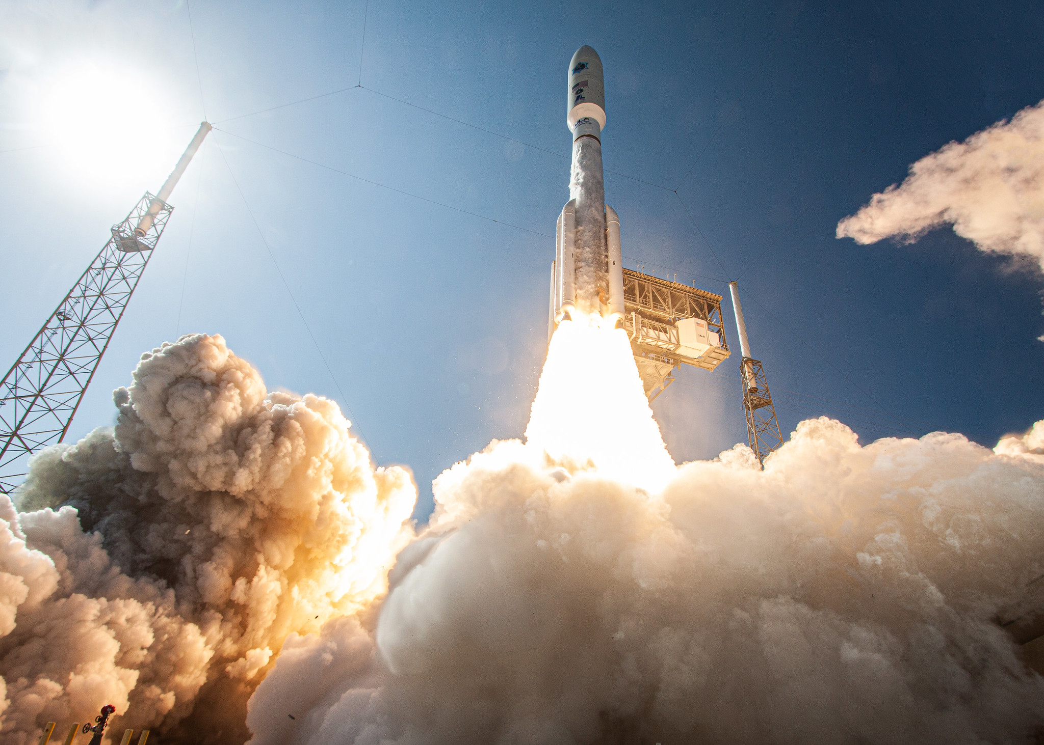 Showing Force Rocket Taking Off