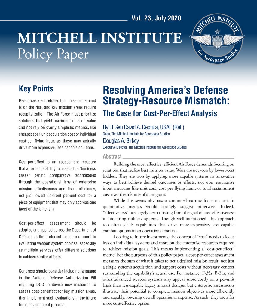 A Better Way to Measure Combat Value | Air & Space Forces Magazine