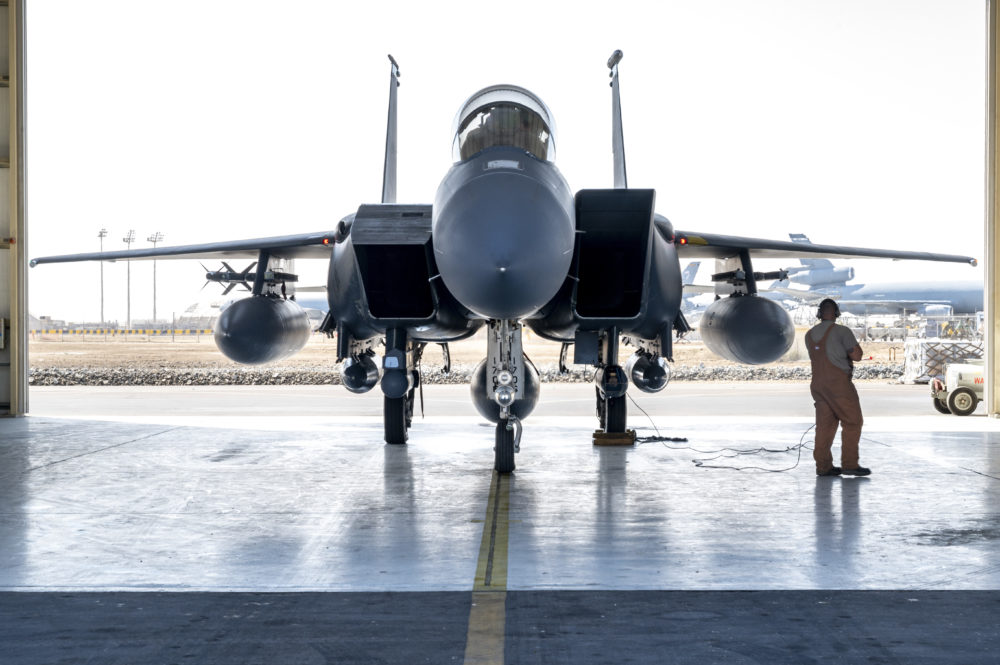 F-15Es Conducted Strike on Iranian-Backed Militias in Syria | Air ...