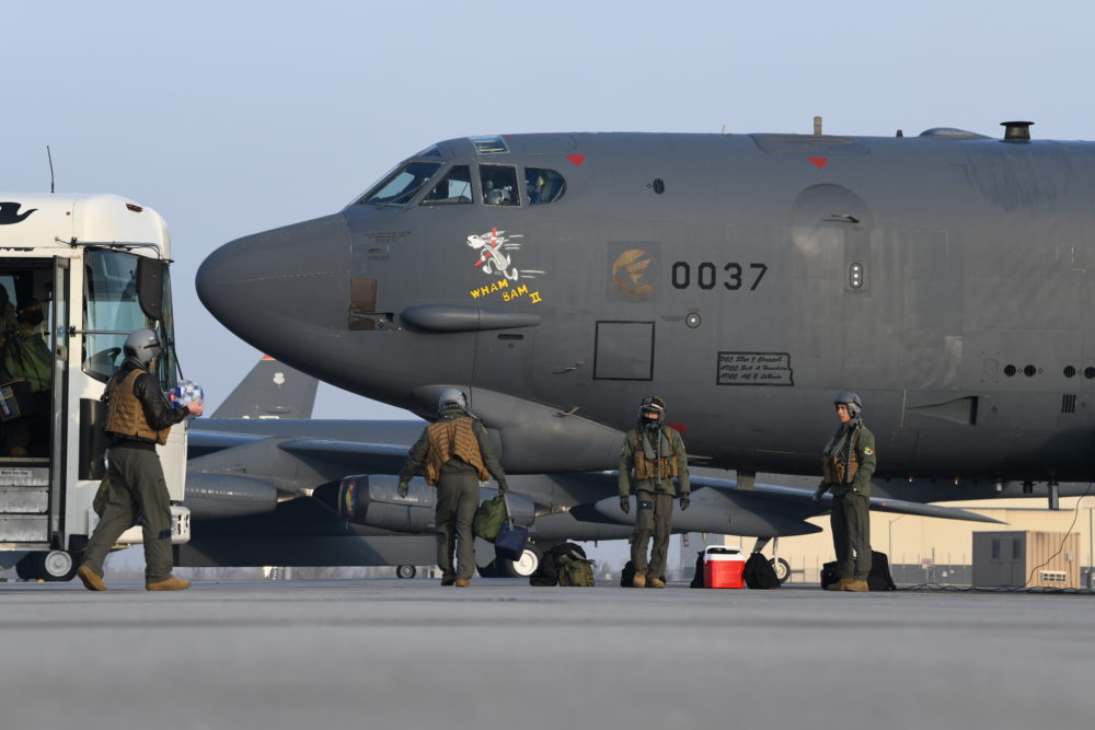 B-52s Fly Direct to Middle East in Message to Iran | Air & Space Forces ...