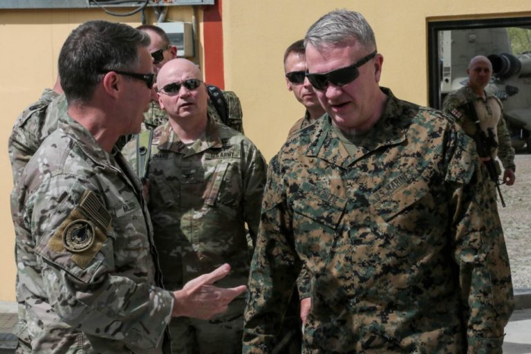 CENTCOM Boss Takes Command of Afghanistan Mission as Drawdown Continues ...