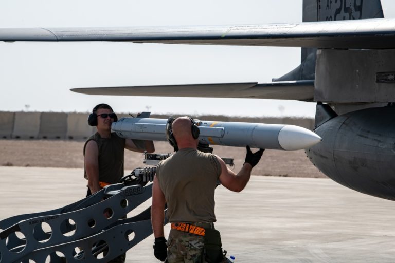 AIM-120 Advanced Medium-Range Air-to-Air Missile (AMRAAM) | Air & Space ...
