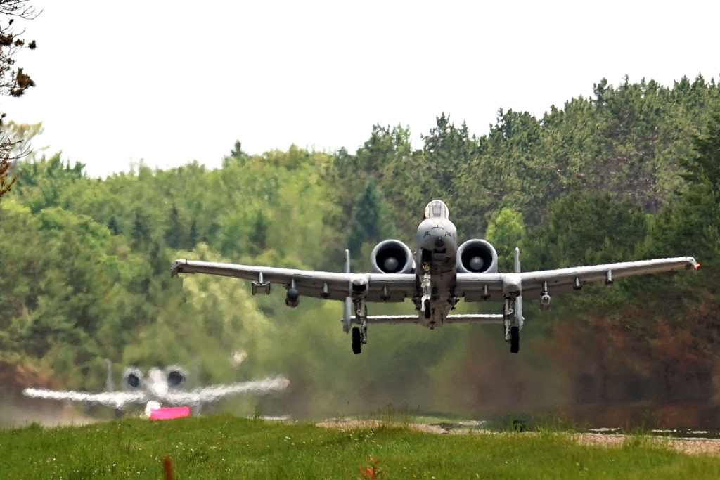 A-10s, AFSOC Aircraft Land on Michigan Highway to Practice ACE | Air ...