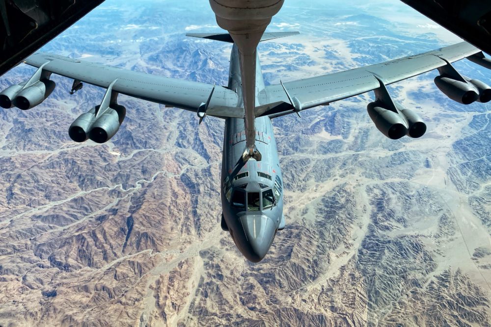 B-52s Fly Bomber Task Force Mission Over CENTCOM With Israeli, Saudi Fighters | Air & Space ...
