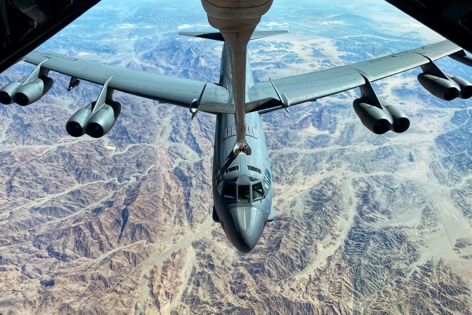 B-52s Fly Bomber Task Force Mission Over CENTCOM With Israeli, Saudi Fighters | Air & Space ...
