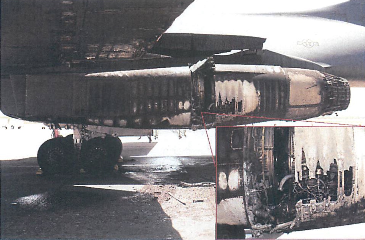 Investigation: Cracked Fan Blade on B-1 Caused Massive Fireball, Sent ...