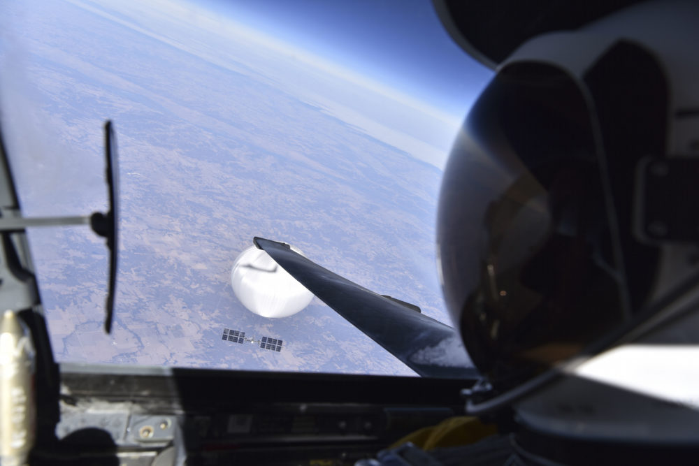 Pentagon Releases Selfie of U-2 Pilot With Chinese Spy Balloon | Air ...