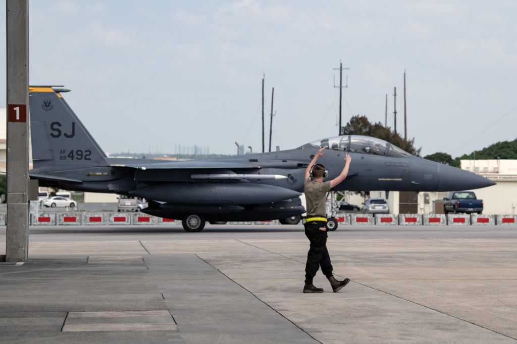 F-15Es Deploy to Kadena as F-22s, F-16s Head Home