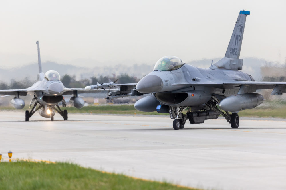 After 5 Months Away For Runway Repairs, Wolf Pack F-16s Return Home to ...