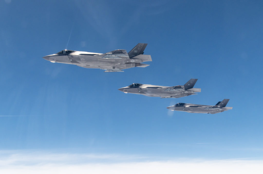 Wisconsin Guard Wing Accepts First 3 F-35s