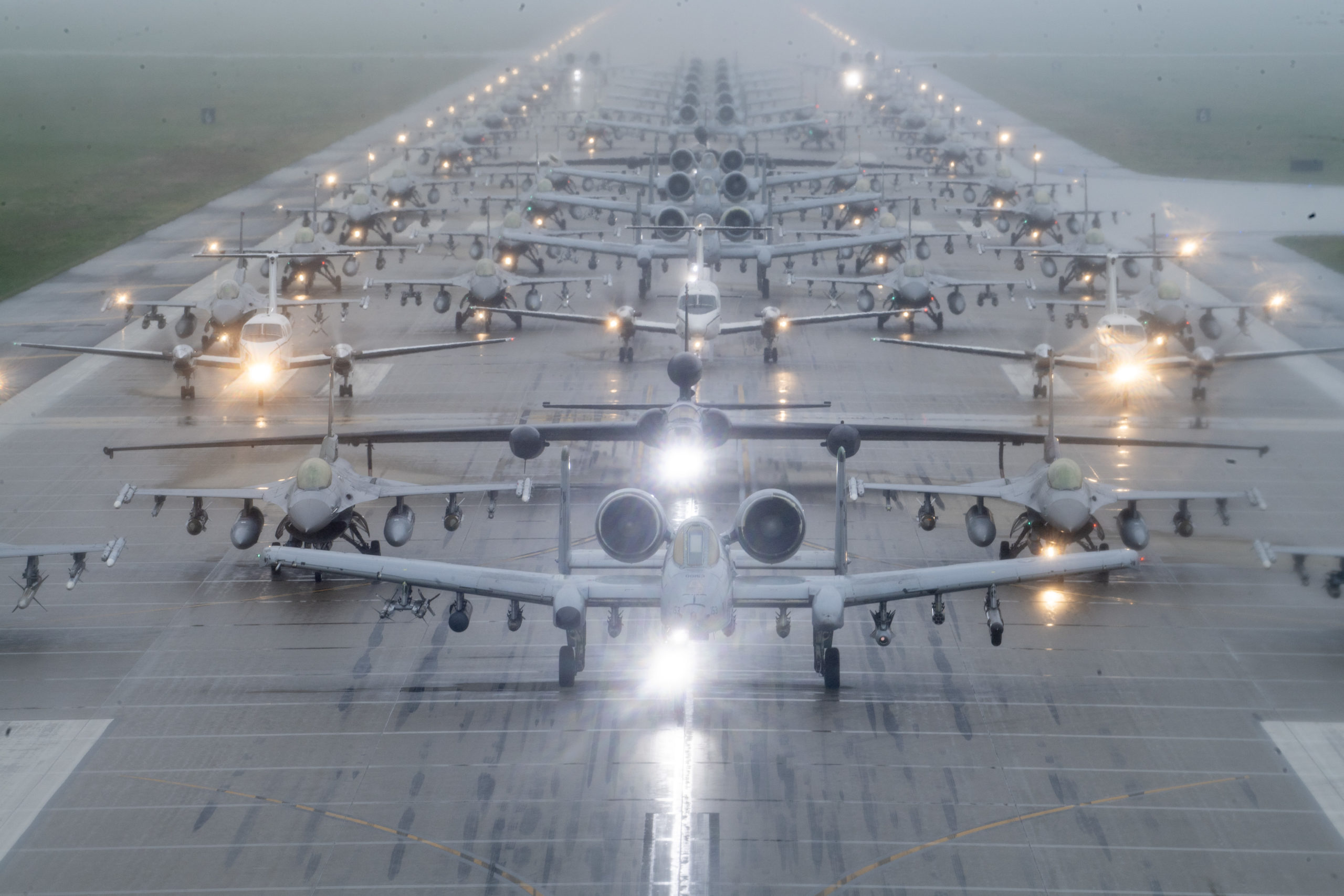 PHOTOS: Osan ‘Mammoth Walk’ Mobilizes More than 50 Aircraft