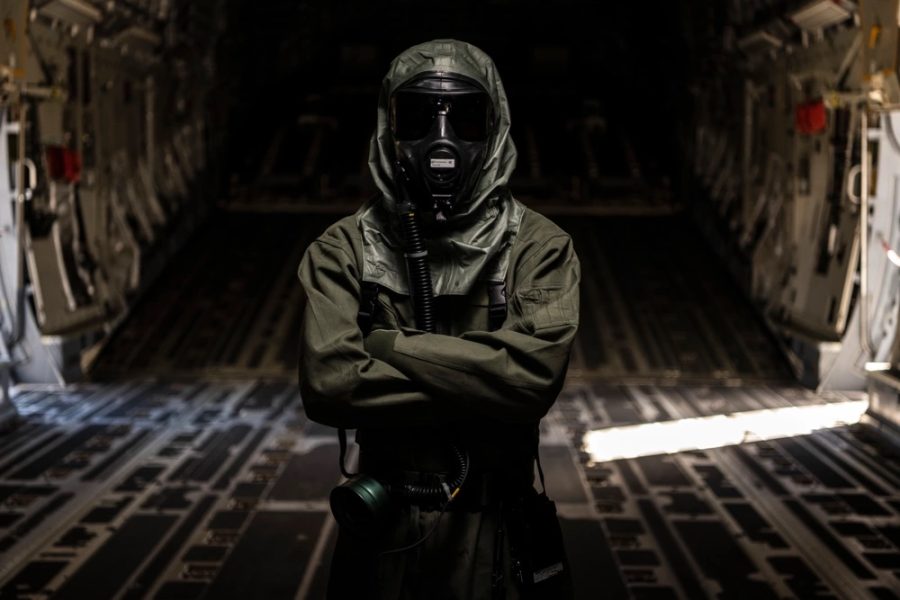 C-17 Airmen Try Out New Chemical Warfare Gear