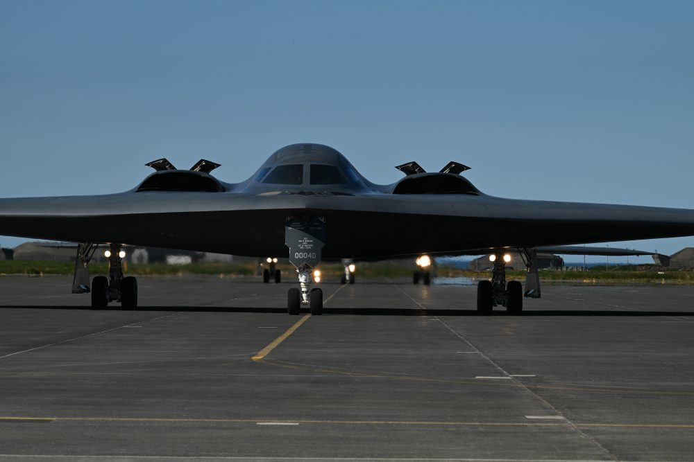 Another New B-21 Photo Shows Mysterious Vertical Features | Air & Space ...