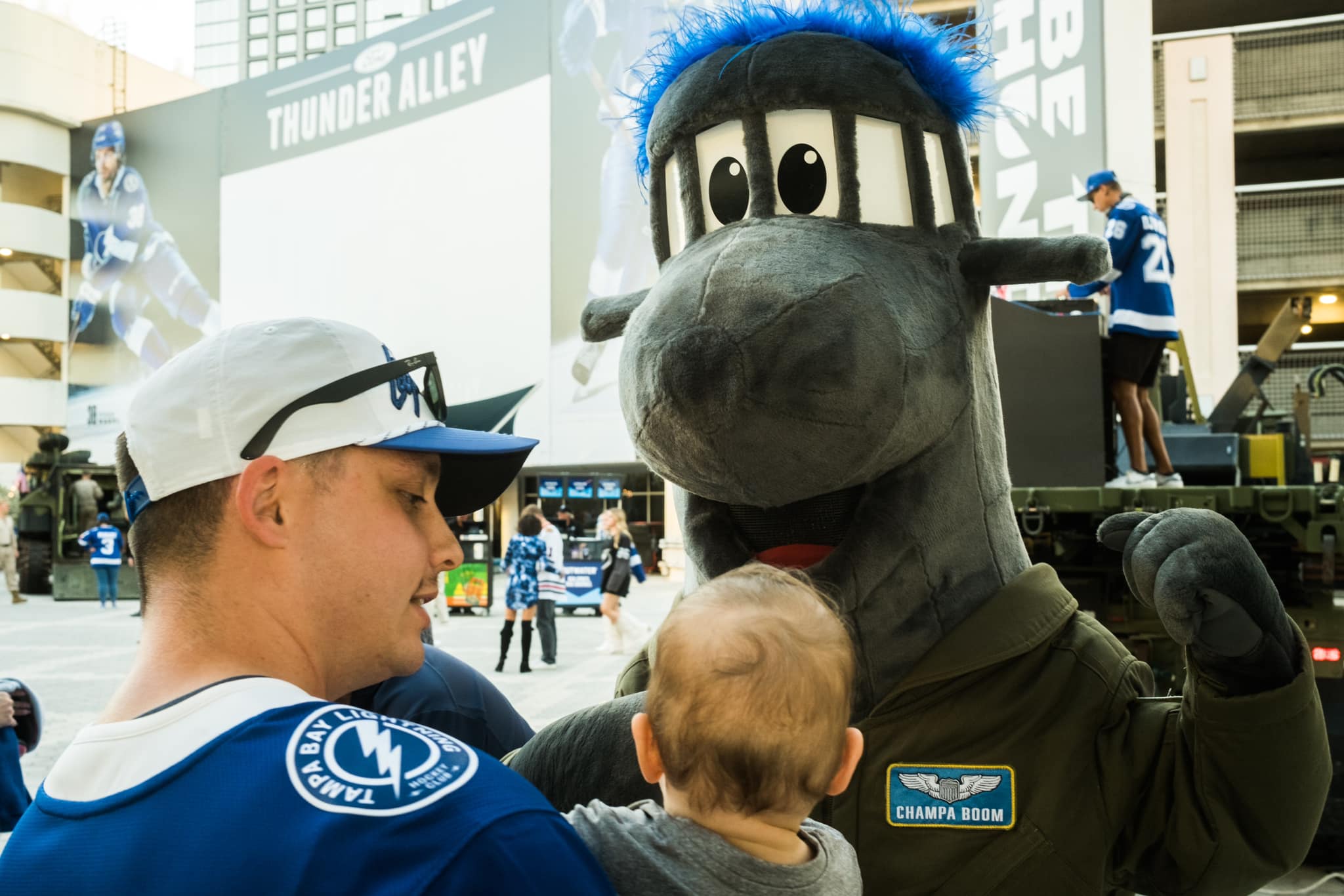 MacDill’s New Mascot ‘Champa Boom’ Needs No Blue Hair Waiver