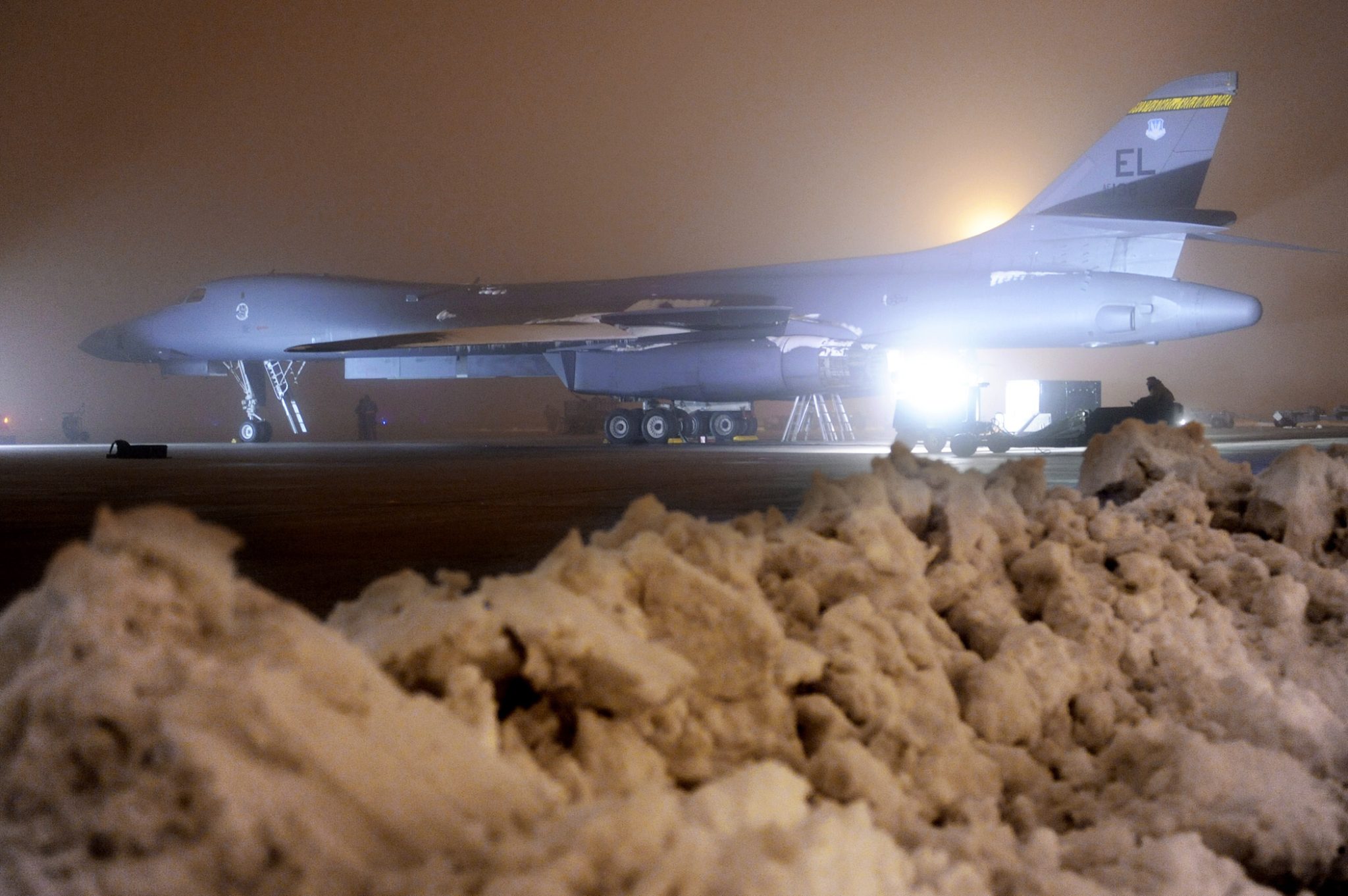 B-1 Bomber Crashes at Ellsworth; Crew Ejects Safely