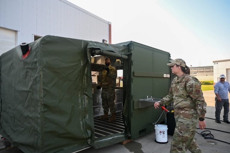 Airmen Taste Agile Chow Employment With New Mobile Kitchen