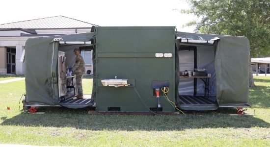 Airmen Taste Agile Chow Employment With New Mobile Kitchen