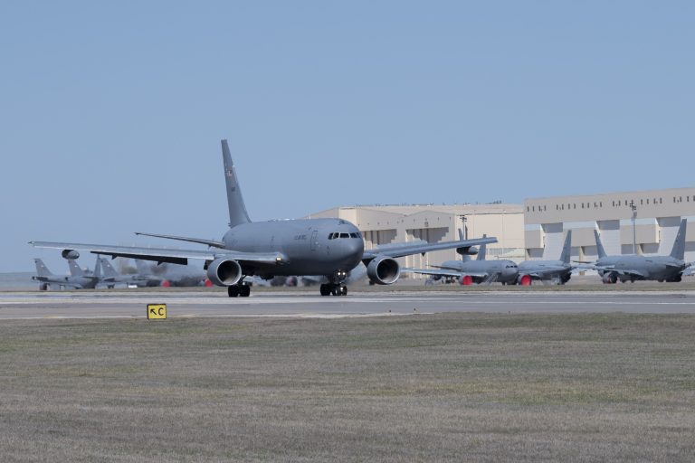 KC-46 at McConnell Starts Testing Wing Pods