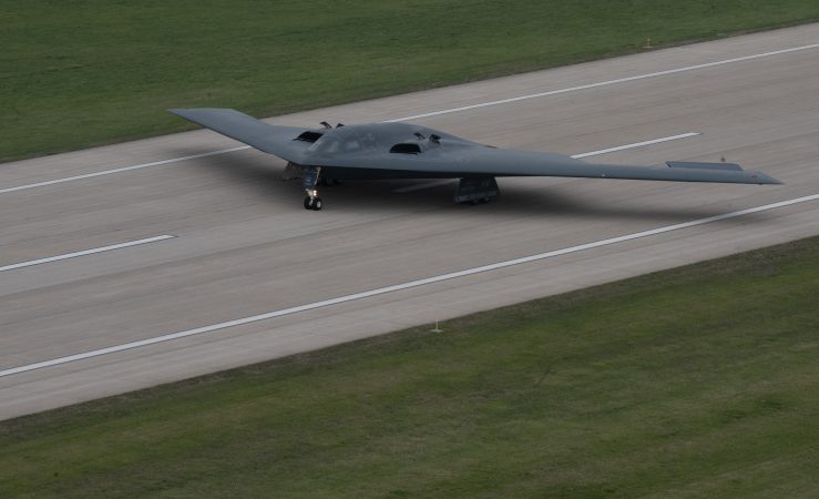 PHOTOS: 12 B-2s Conduct Massive Fly-Off, Elephant Walk