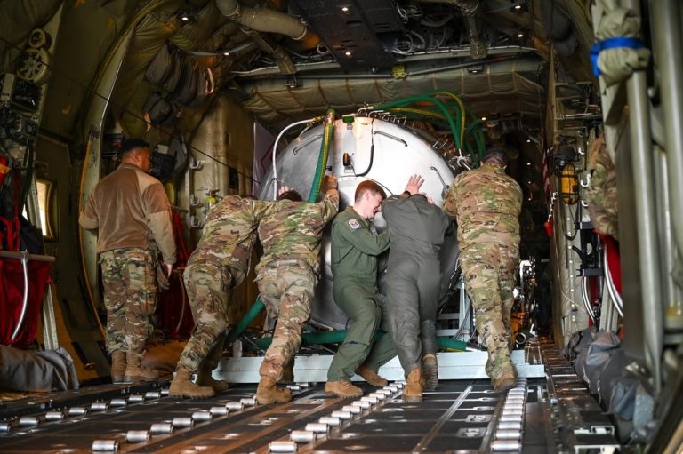 Aerial Spray Unit Tests Its Life-Saving Mission on New C-130J