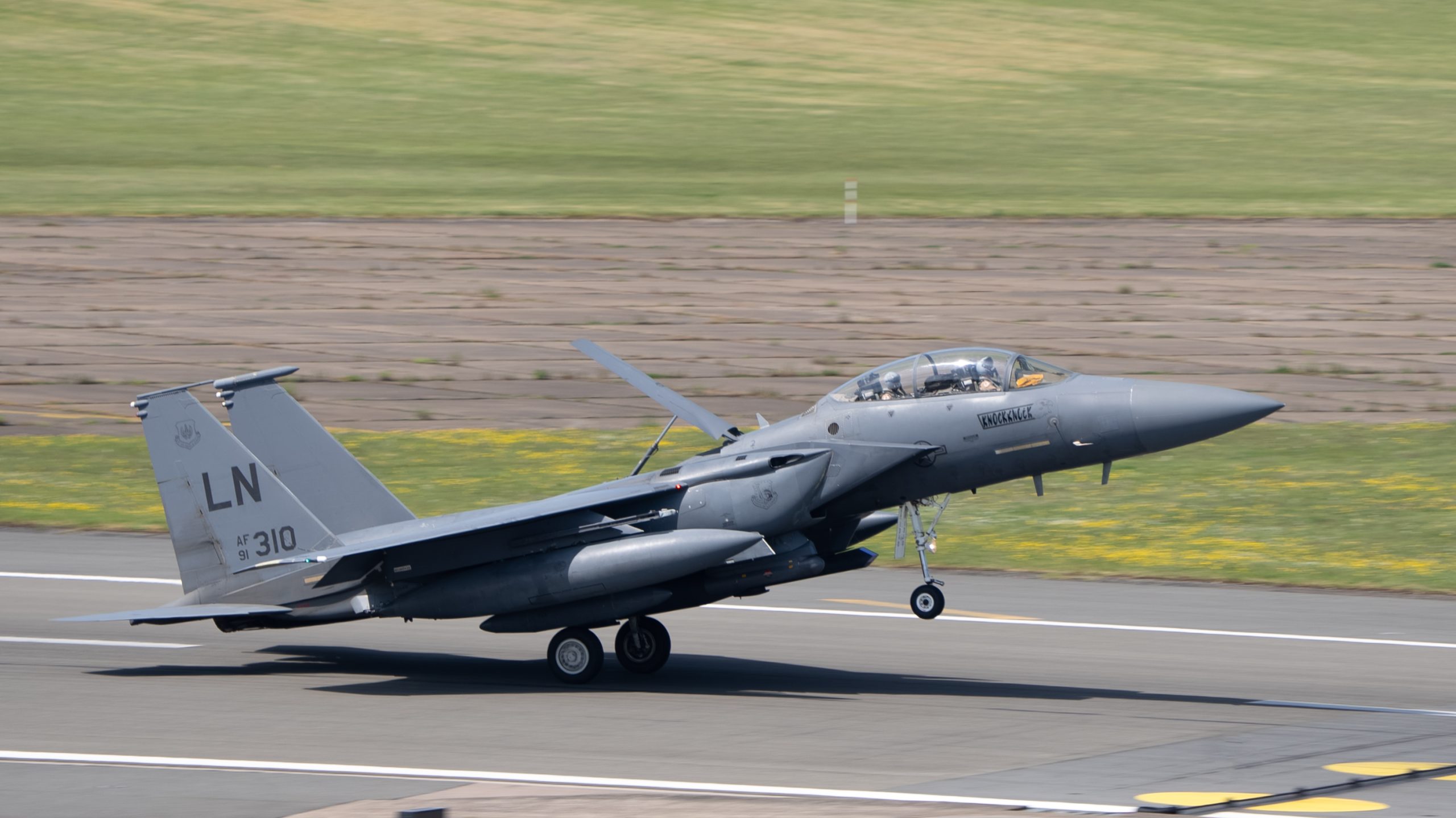 PHOTOS: USAF F-15s Return Home from Middle East With Kill Markings and ...