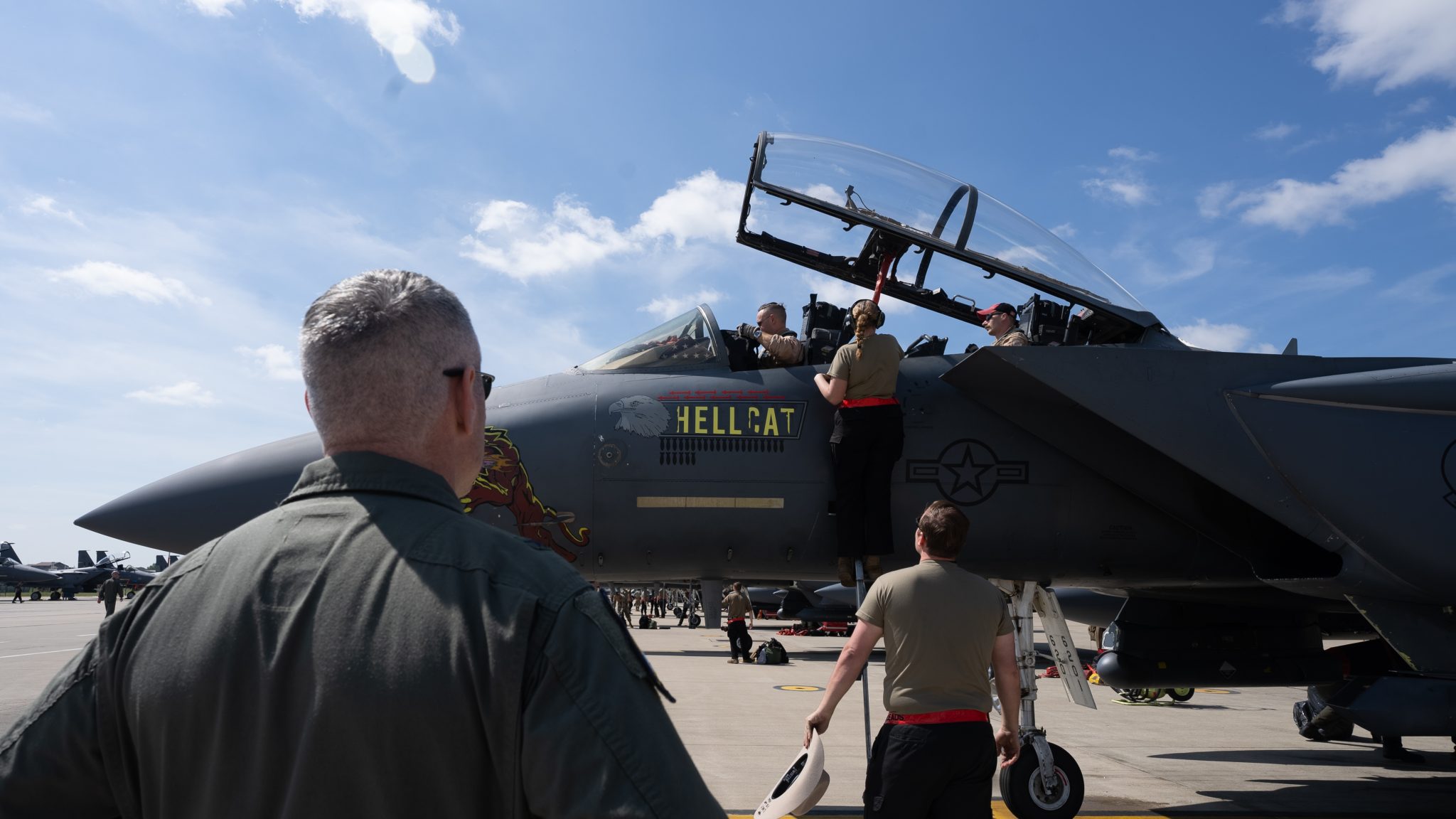 PHOTOS: USAF F-15s Return Home from Middle East With Kill Markings and ...