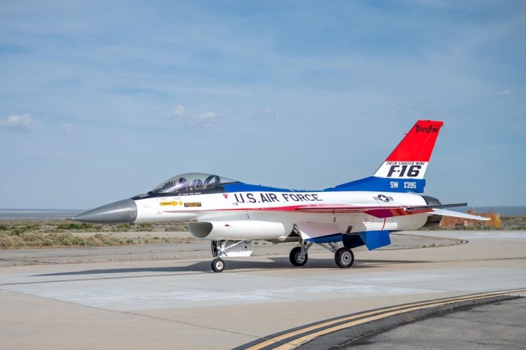 F-16 Demo Team Rolls Out 50th Anniversary Paint Scheme