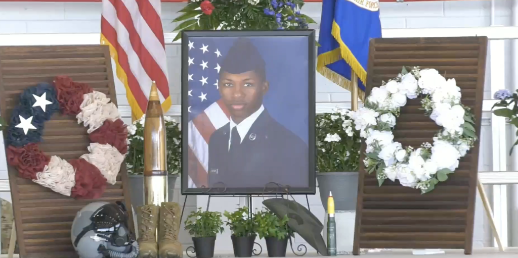 Hundreds of Airmen Pay Tribute To SrA Roger Fortson at Hurlburt
