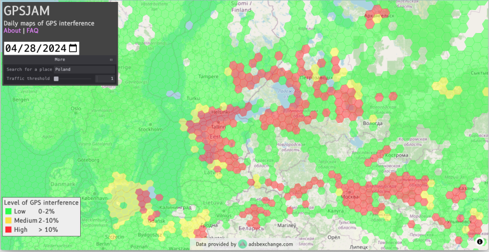Russian Jamming Wreaks Havoc on GPS. Is It Hybrid Warfare?
