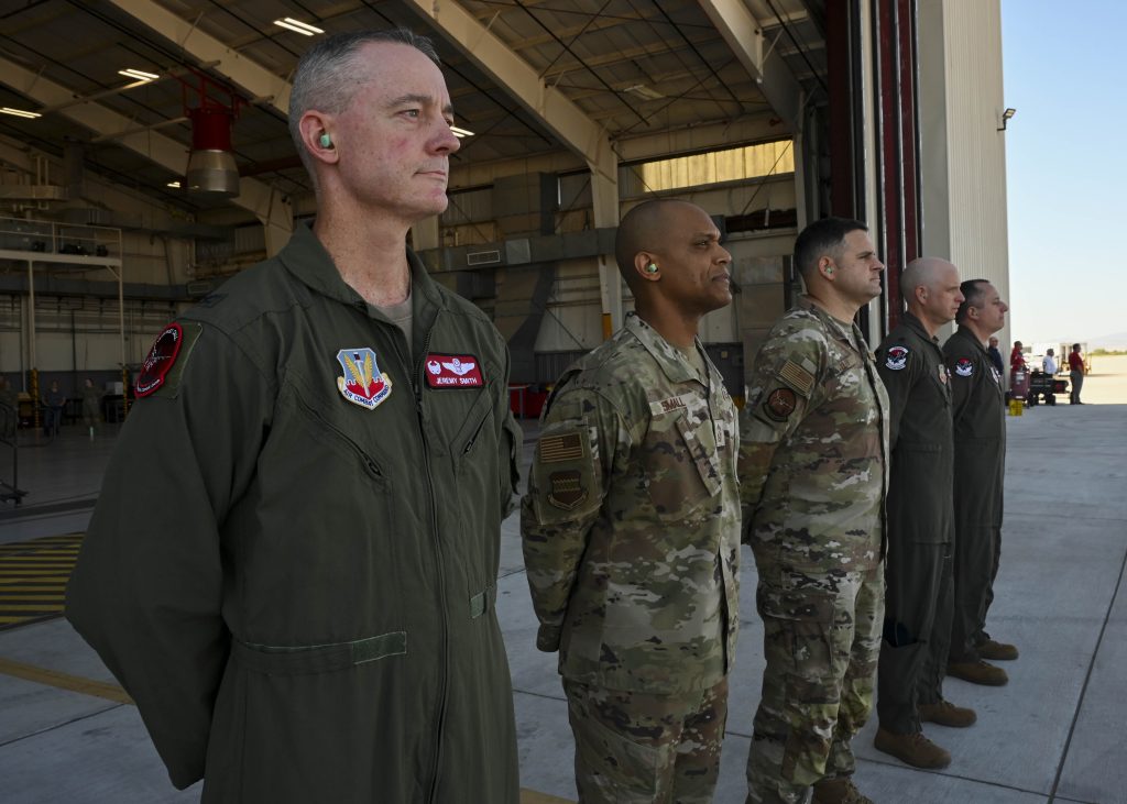 Air Force Delivers First EA-37 Electronic Attack Aircraft to Base