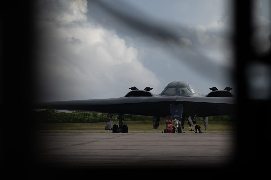 PHOTOS: B-2 Bombers Fly with Australians, Land on Diego Garcia