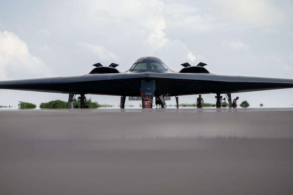 PHOTOS: B-2 Bombers Fly with Australians, Land on Diego Garcia