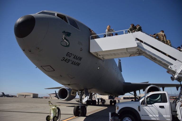 Air Force’s Very Last KC-10 Tanker Bids Adieu at Travis