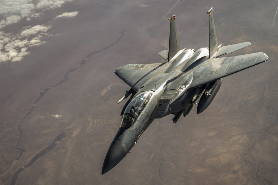USAF F-15s Arriving in Middle East as Israel Weighs Response to Iran Attack