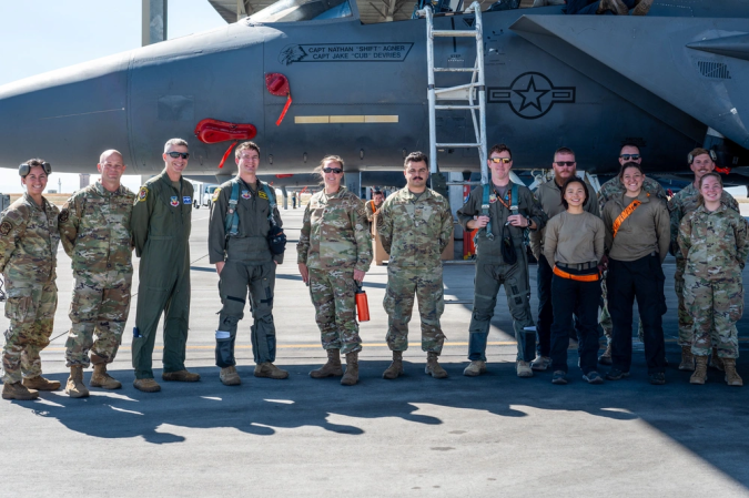 Strike Eagle Flies Again 4 Years After Landing Gear Collapse