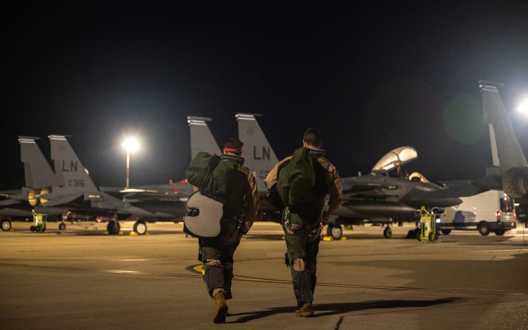 How USAF Fighters Kept Going Amid Chaos to Defend Israel
