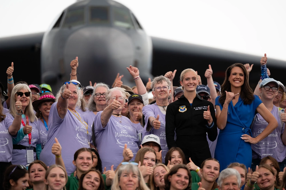 How Miss America 2024 Took the Air Force Somewhere New