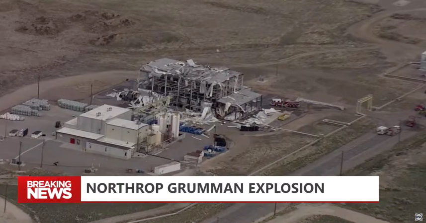Explosion Destroys Building at Northrop Grumman Solid Rocket Motor Facility