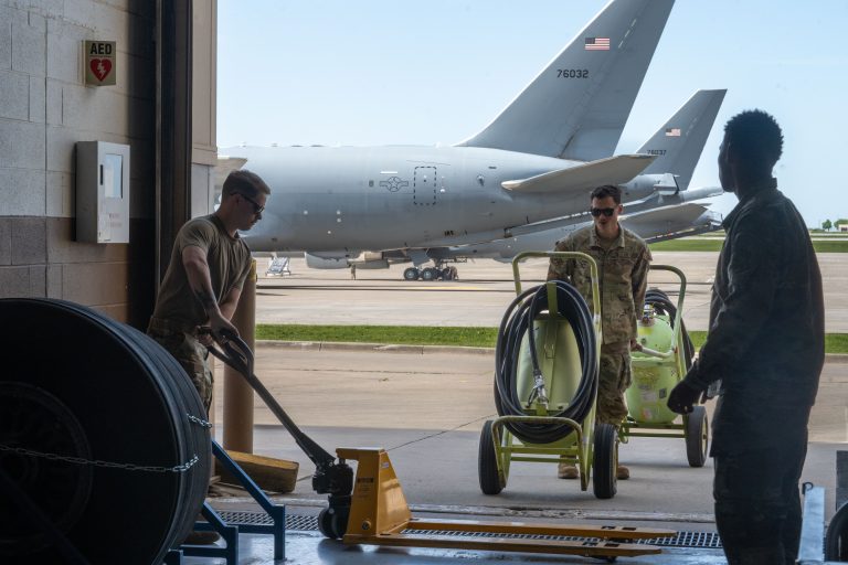 McConnell Air Force Base Evacuates Tankers from Tornado's Path