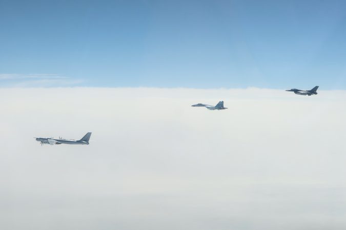 NORAD Intercepts Russian Bombers and Fighters near Alaska