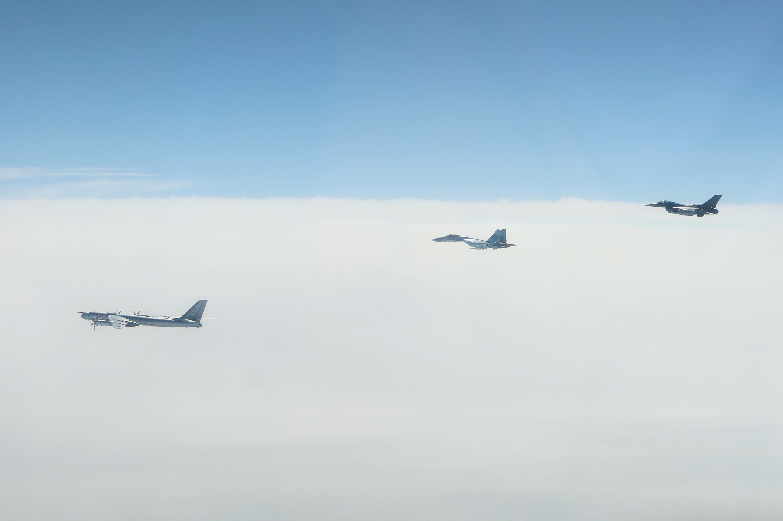 NORAD Intercepts Russian Bombers and Fighters near Alaska