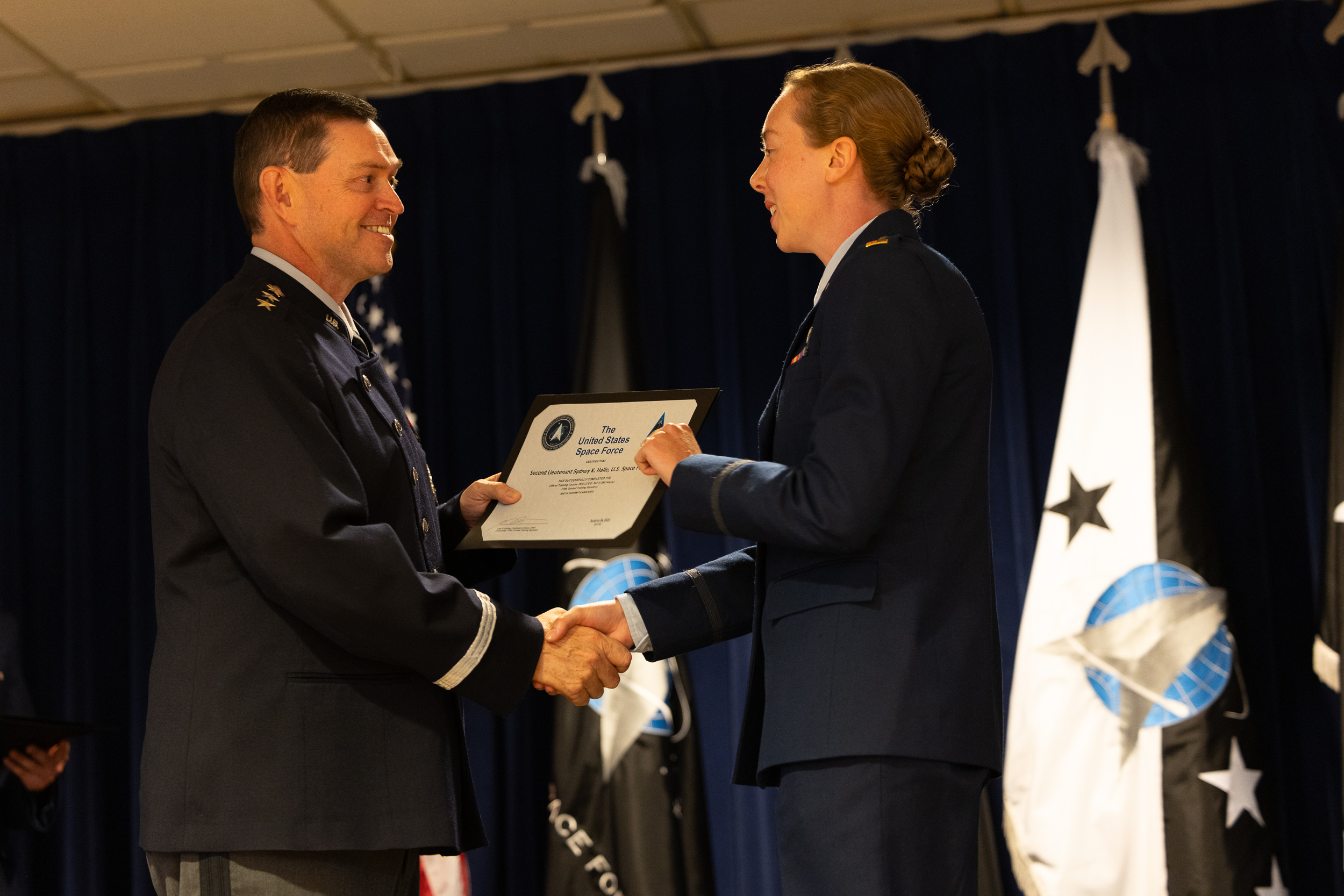 Space Force Marks 'Transition Point' with Officer Training Course