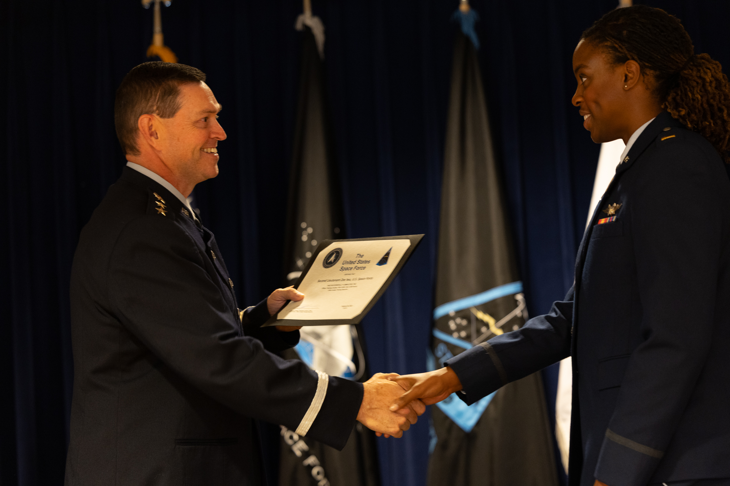 Space Force Marks 'Transition Point' with Officer Training Course