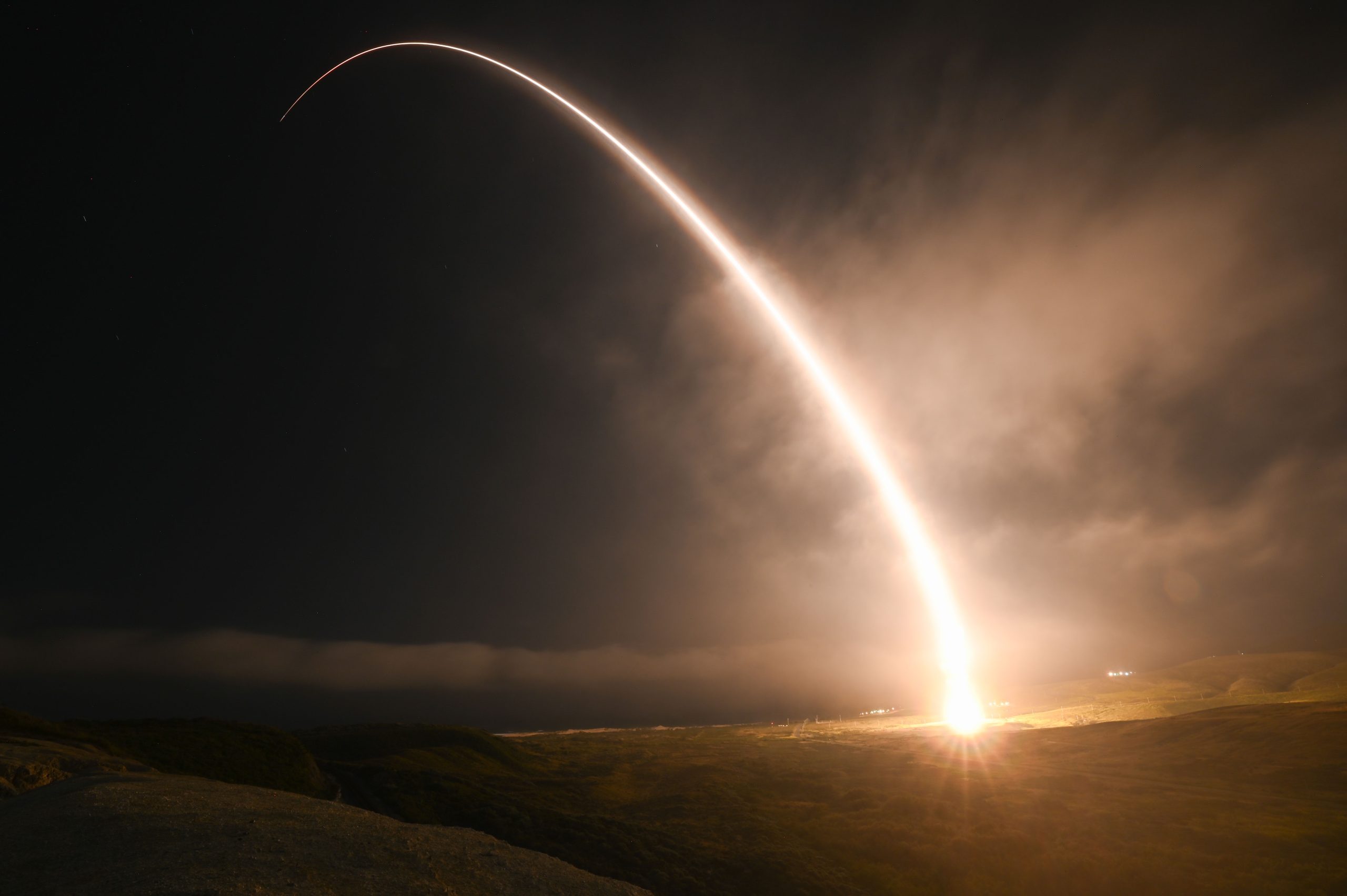 Air Force Test Launches Unarmed ICBM with Two Reentry Vehicles